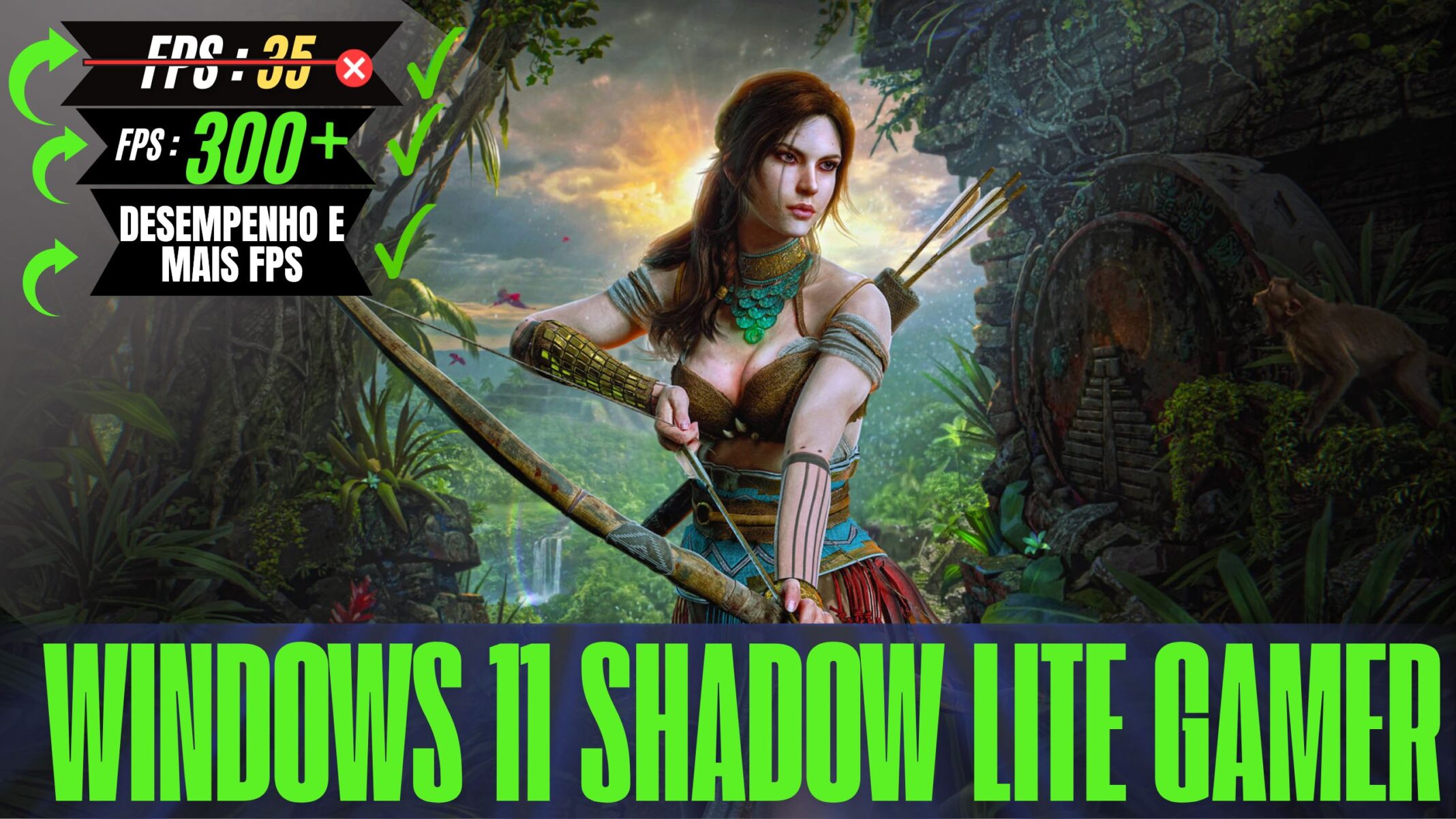 Windows 11 Shadow Lite Gamer – Sistema Nervoso para Ganhar FPS e JOGOS ...
